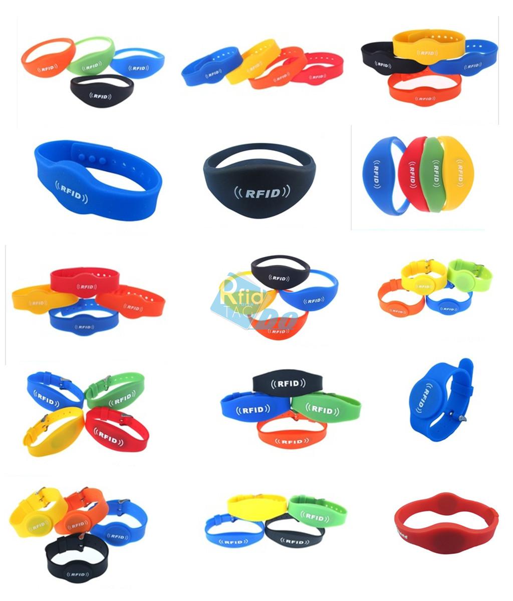 13.56mhz MIFARE Classic 1K gym passive rfid silicone wristband bracelet ...